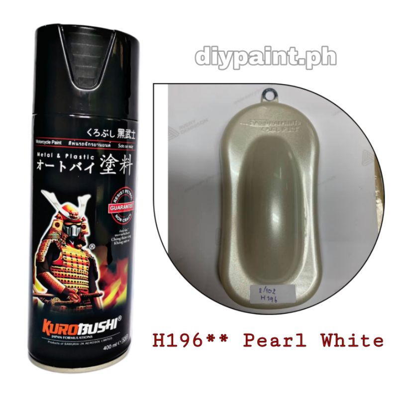 SAMURAI PAINT H196** PEARL WHITE | Shopee Philippines