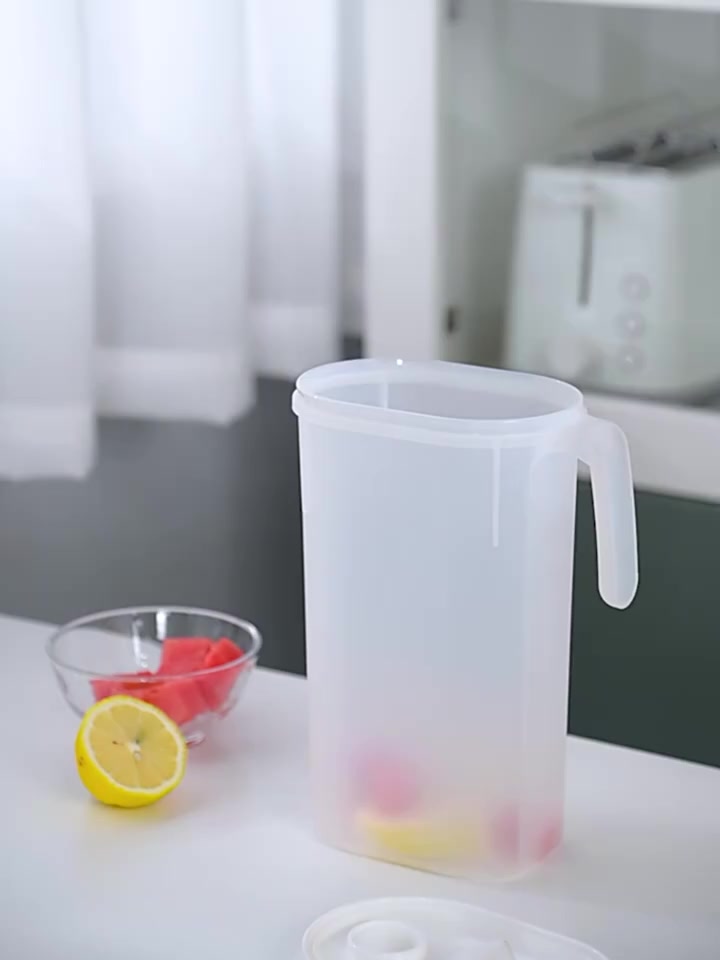 1800/2500ML Fruit tea bucket cold water bottle beverage bucket with ...