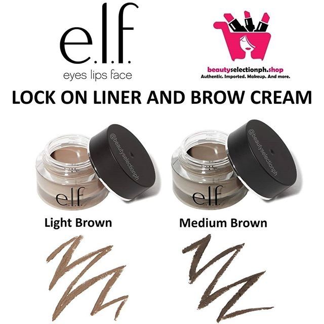 Elf Lock on Liner and Brow Cream | Shopee Philippines