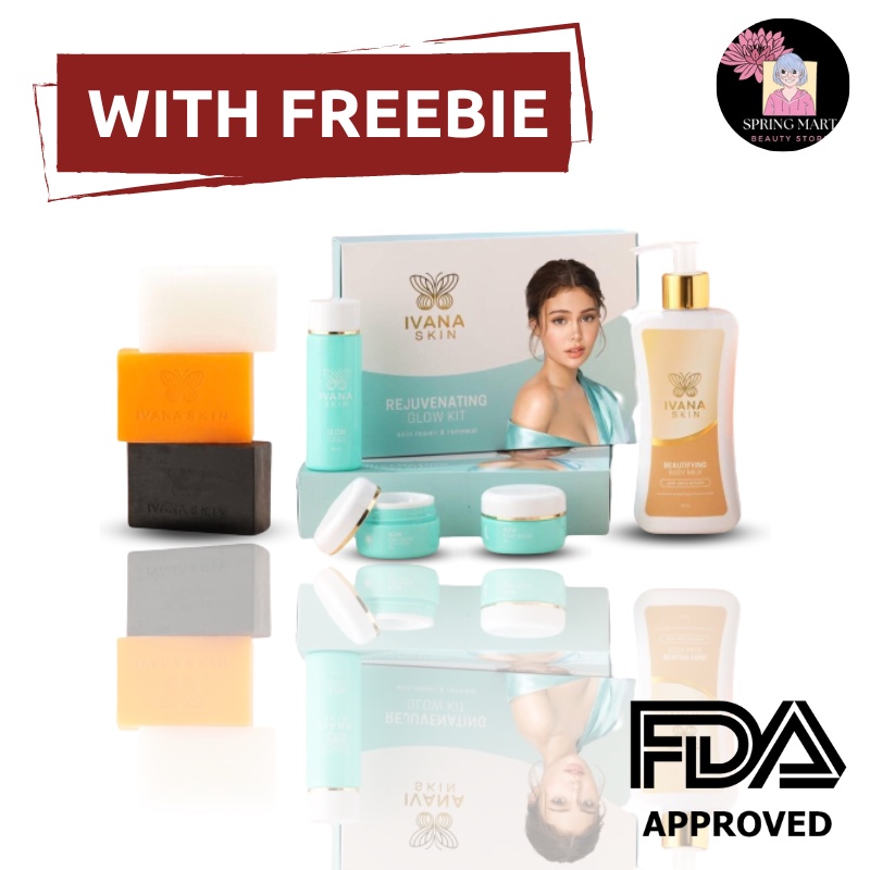 Ivana Skin Rejuvenating Glowing Skin Lotion Milk Whipp Soap Glow Kojic