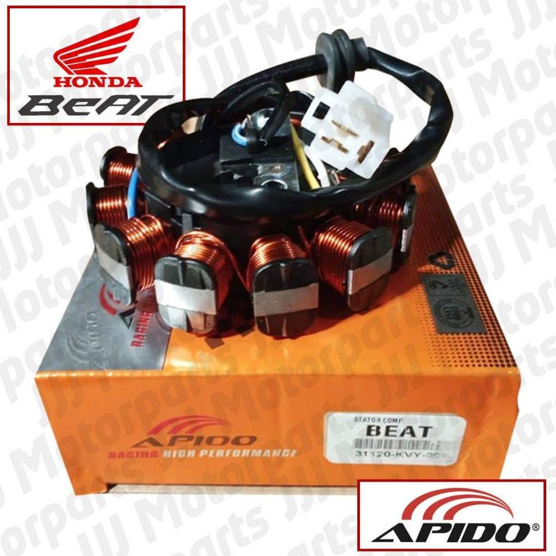 STATOR COMP ASSEMBLY (HONDA BEAT) ORIGINAL APIDO | Shopee Philippines