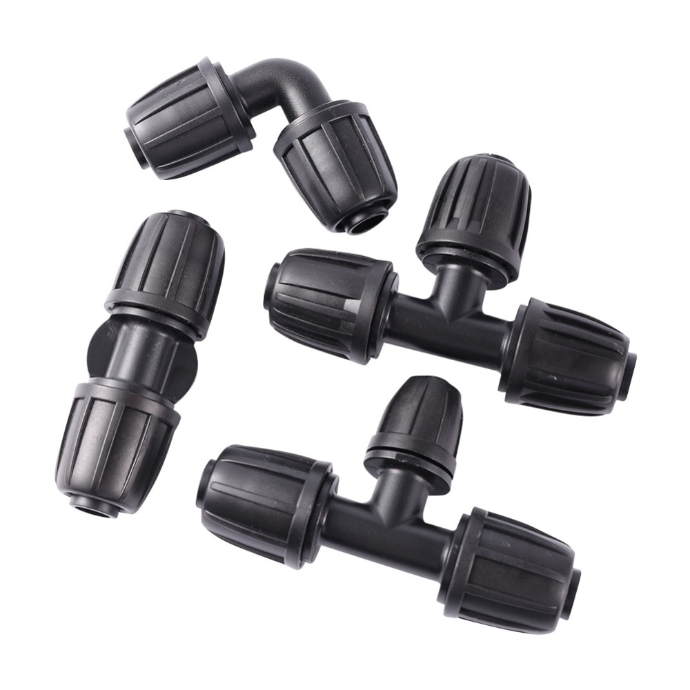16mm PE Pipe Lock Nuts Connectors Garden Water Connector Gardening ...