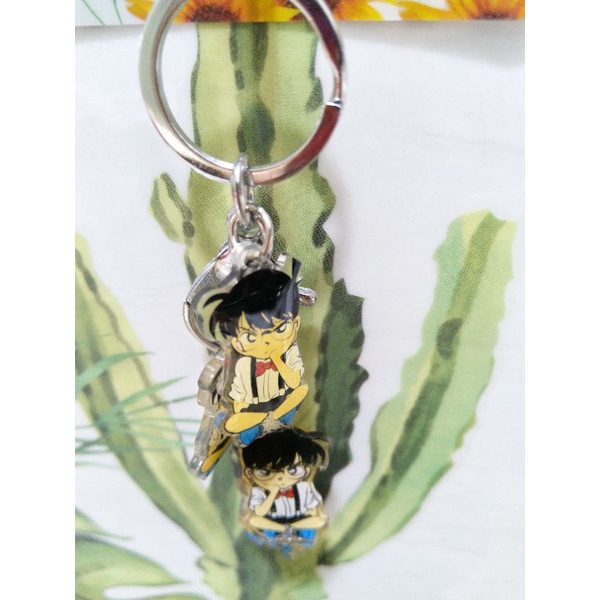 Cartoon character chain keychain, anime, Conan, doraemon, pencil boy ...
