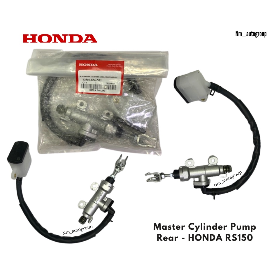 HONDA NISSIN Disc Brake Cylinder Rear Master Pump set - RS150 V1 V2 V3 ...