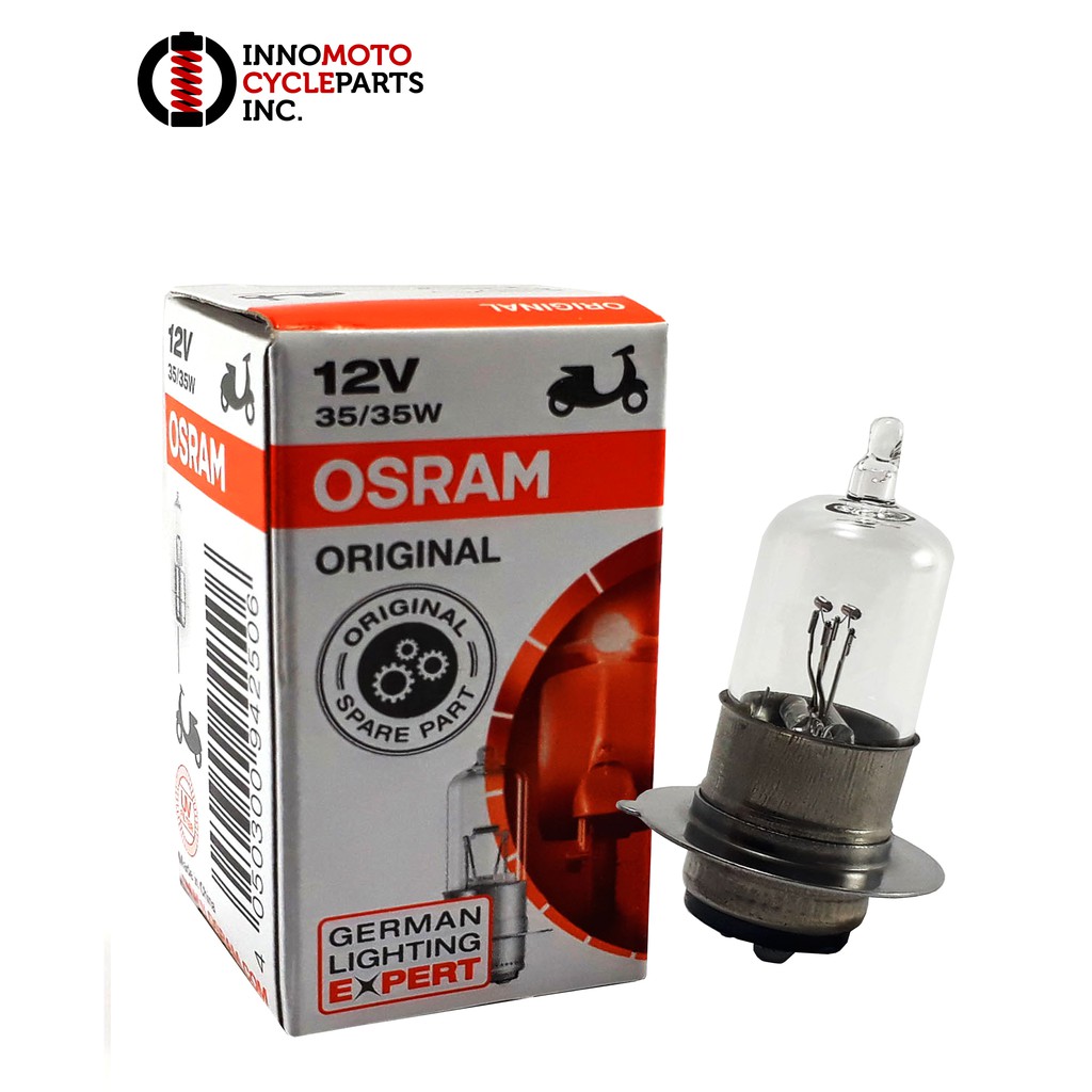 Osram Motorcycle Bulb T19 / 1-Leg Standard 12V 35W/35W | Shopee Philippines