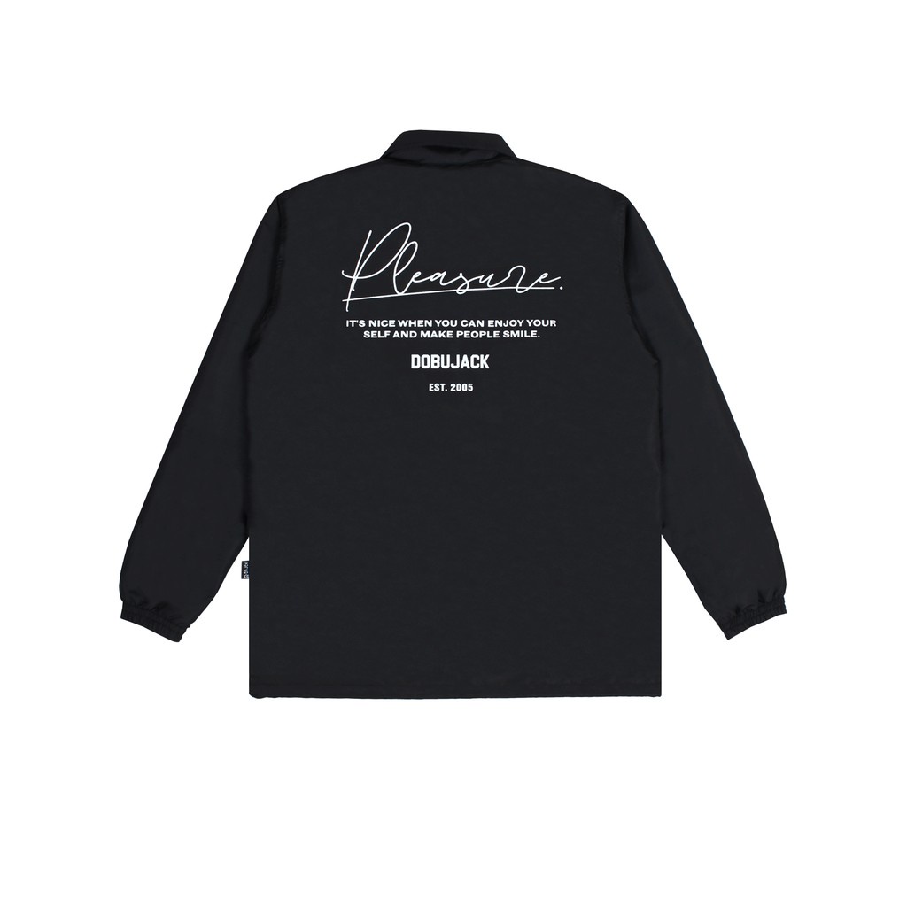 Dobujack Coach Jacket People Black - Black DOBUJACK PLESSURE COACH ...