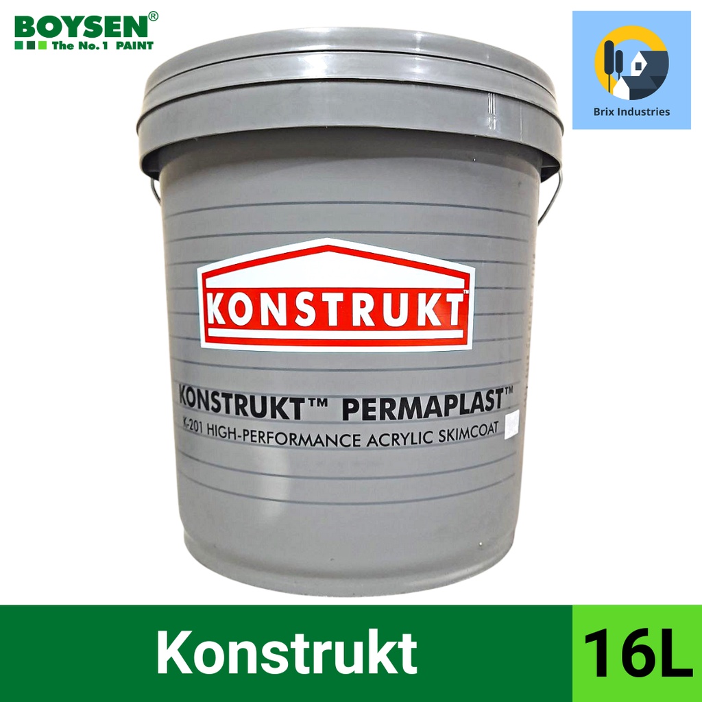 Boysen Konstrukt Permaplast K-201 16 Liters (Pail) High-Performance ...