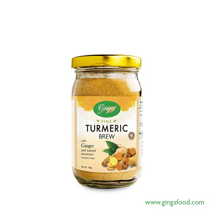 Ginga Turmeric Brew with Ginger 160g Pouch - Healthy Natural Herbal ...