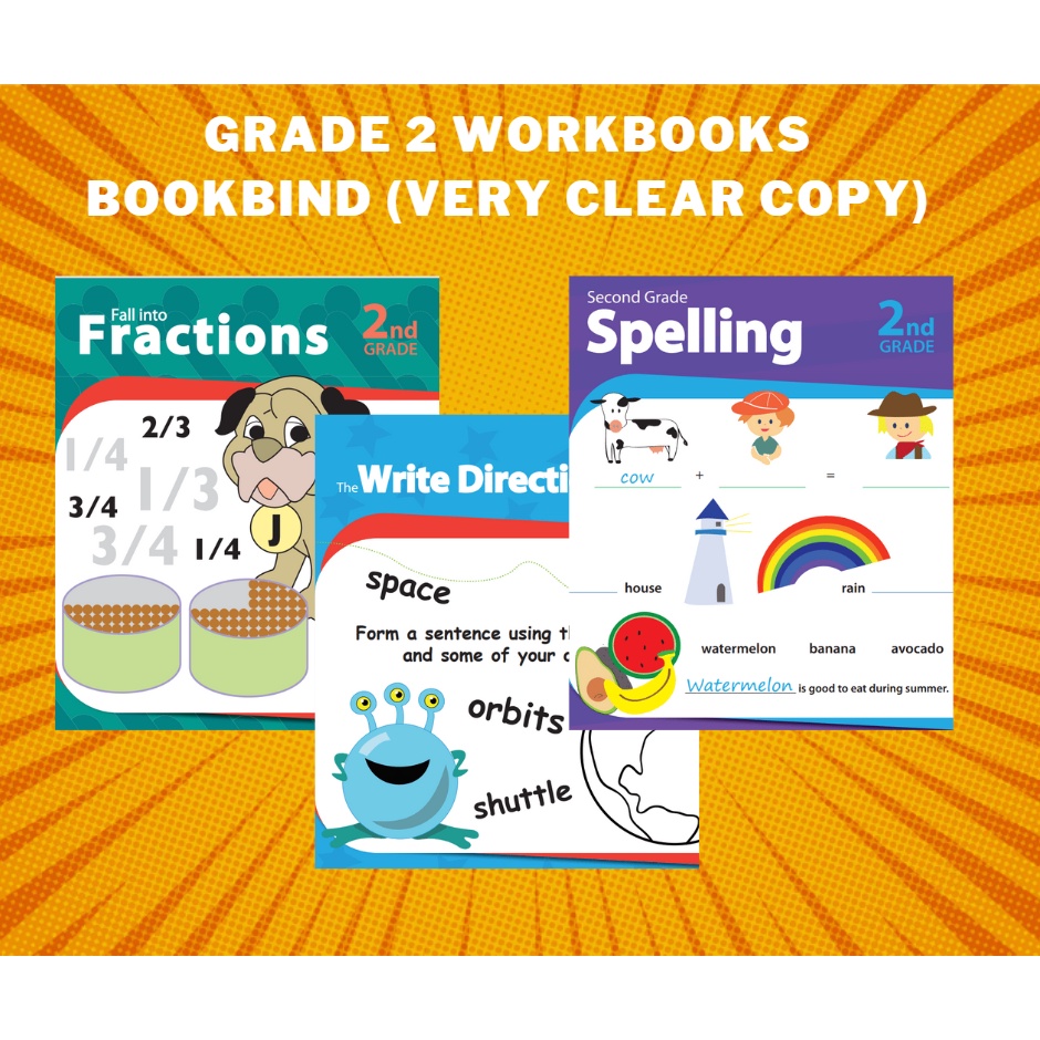 GRADE 2 Activity Workbook/Worksheet- Homeschool Materials - Bookbind ...