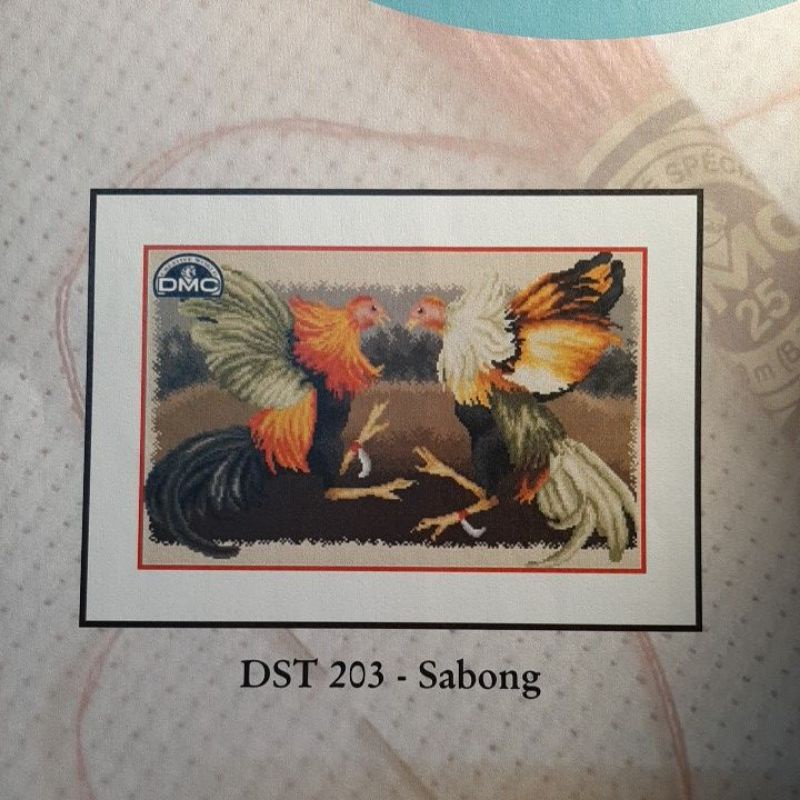 DST 203 SABONG CROSS STITCH PATTERN ONLY (MATERIALS NOT INCLUDED ...
