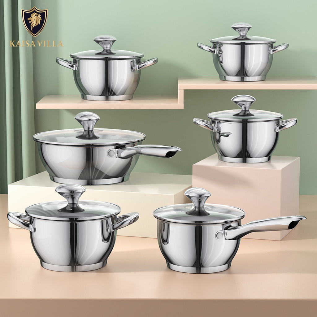 kaisa villa cookware set non stick cookware set pots cooking pans ...