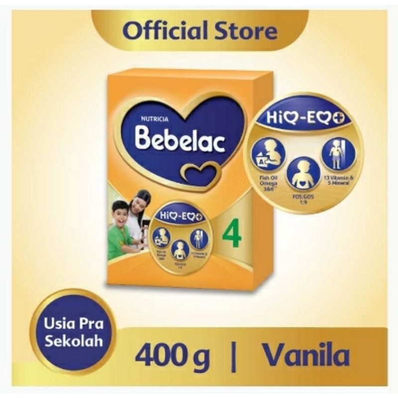Bebelac 4 Vanilla Formula Milk Box 400g | Shopee Philippines