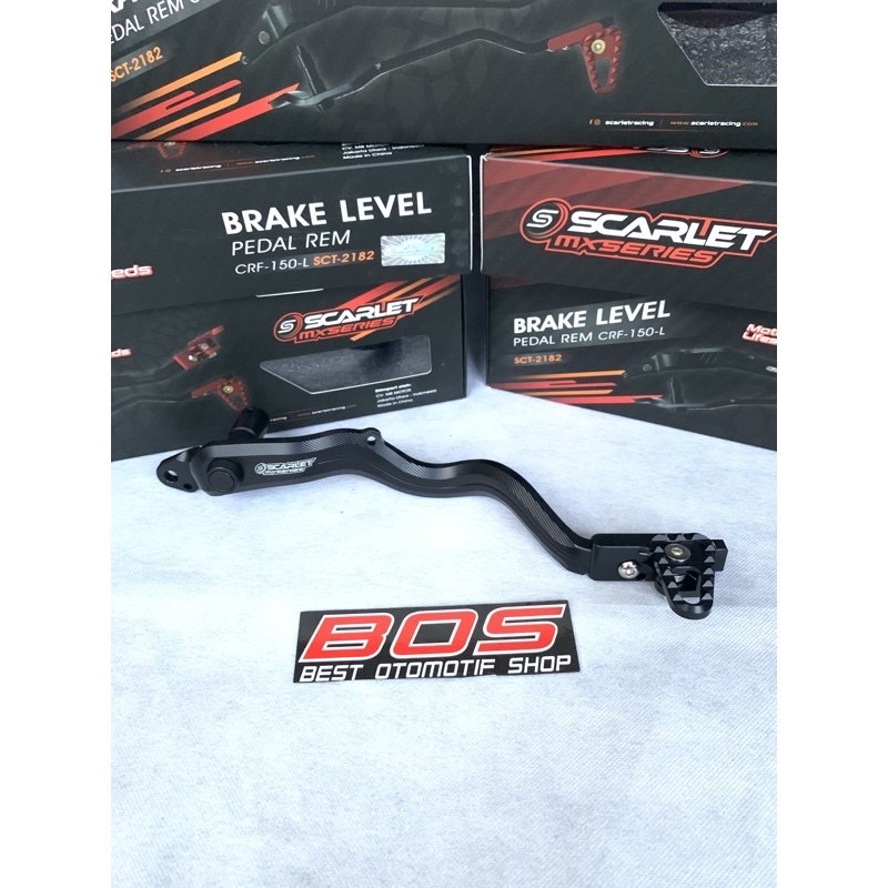 Scarlet CRF 150L brake pedal brake lever CnC folding model | Shopee ...