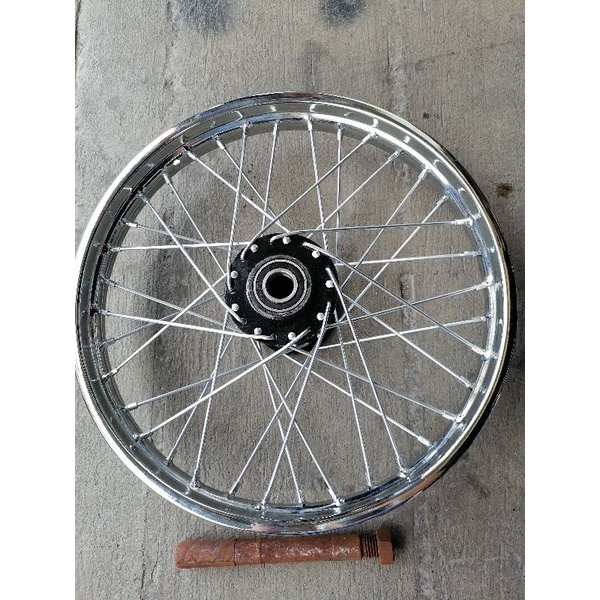 SIDE WHEEL SET 1.60x17 with AXLE | Shopee Philippines