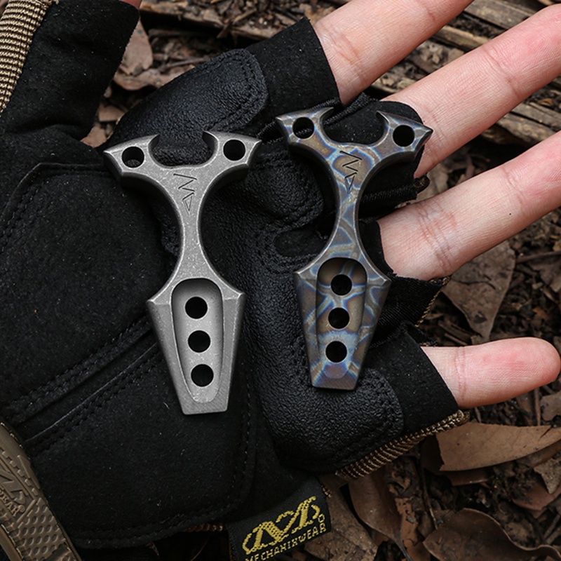 CNEDC Titanium Alloy Mini Crowbar Tools Hand Outdoor Survival Camping ...