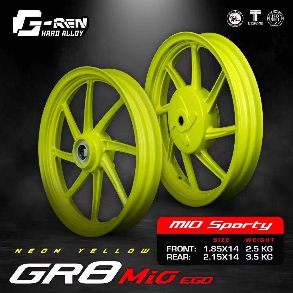 G-ren GR8 thailand mags mio sporty mio soul 115 carbtype nouvo 4holes ...