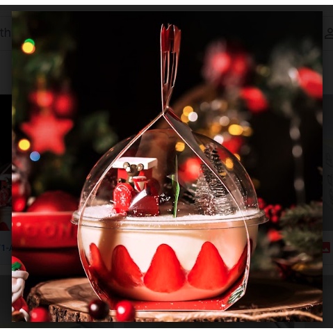 10pcs Clear Sphere Container with carrier | Shopee Philippines