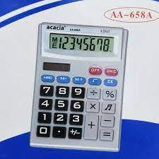 8 Digit Electronic Calculator AA-658A Acacia Brand | Shopee Philippines