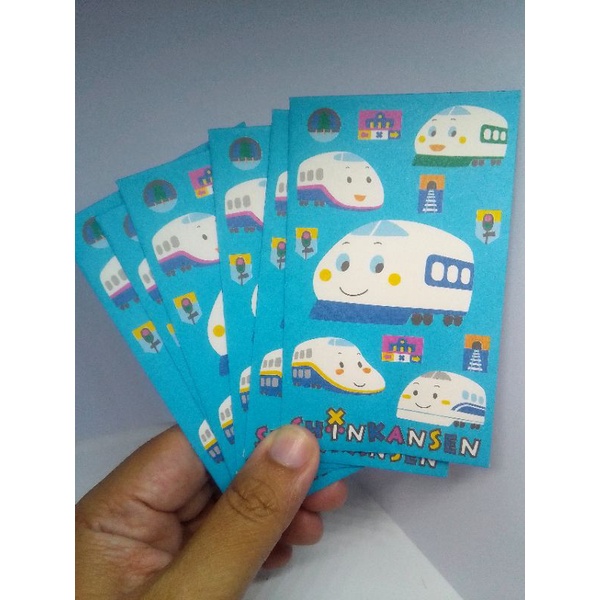 Sanrio Shinkansen train Mini envelope and sticker set | Shopee Philippines
