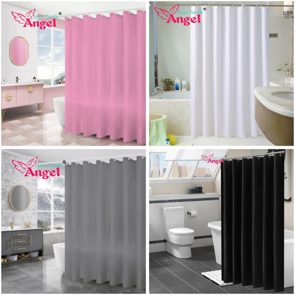 100% Polyester Waterproof Resistant Soft Shower Curtain Liner For ...