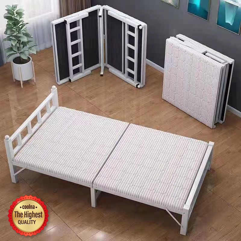 Reday Stcok Foldable Bed Bedroom Furniture Bed Base Single Lunch Break ...