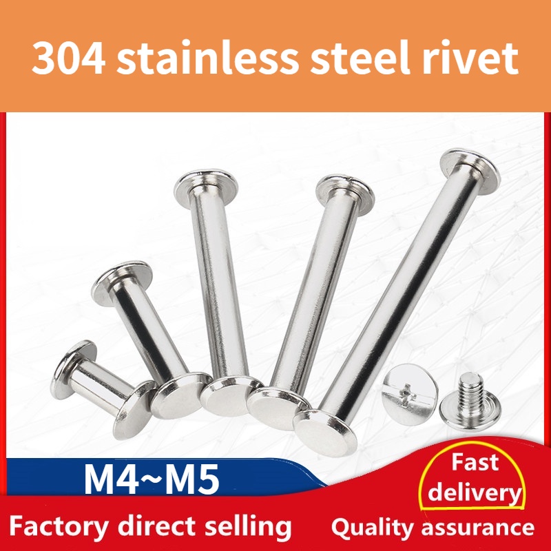 304 stainless steel rivet butt screw photo album book nail sample album ...