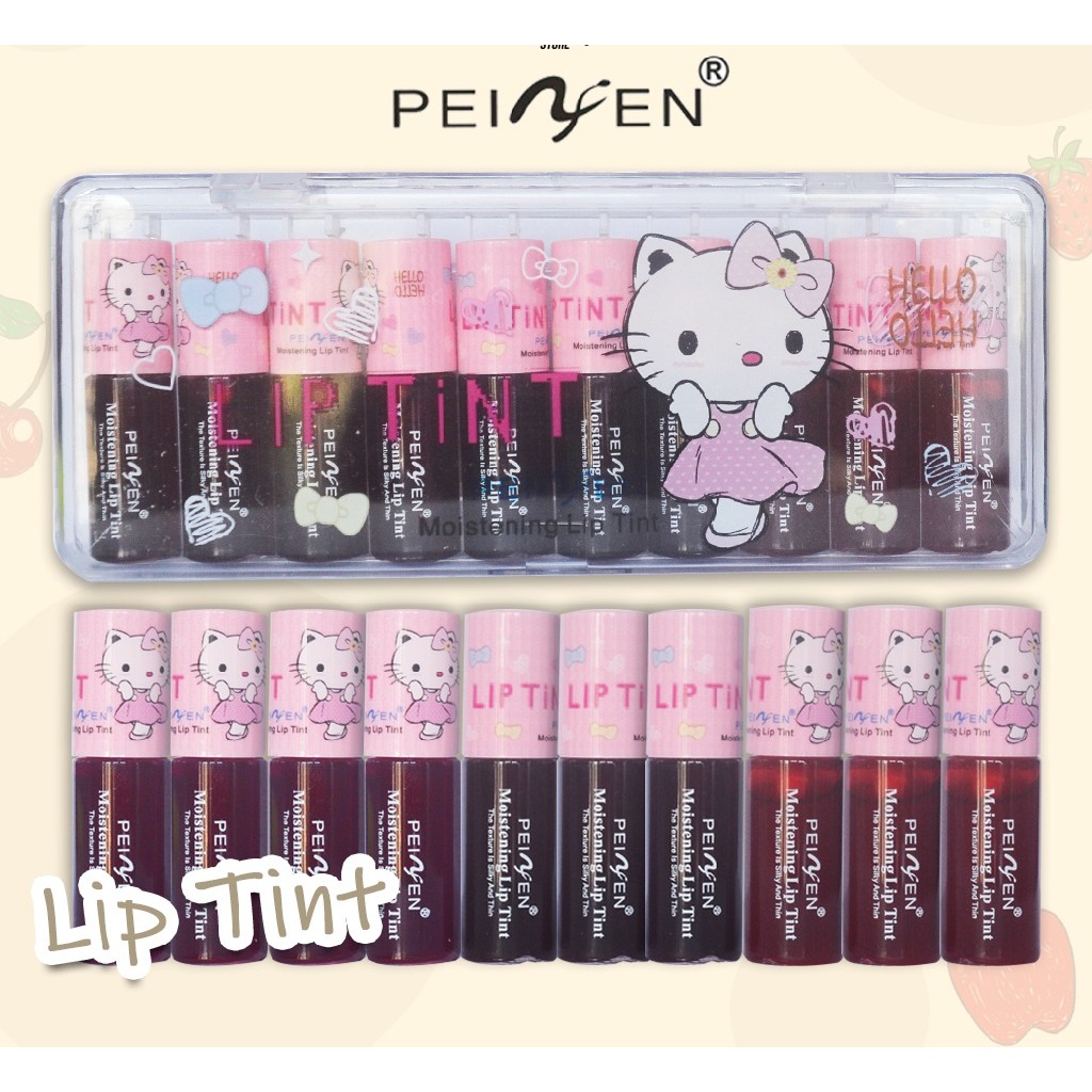P-7181- NEW LIPTINT PEIYEN HELLOKITI PNF MINI MOISTENING LIPTIN WATER ...