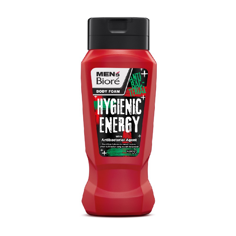 Mens Biore Body Foam Hygienic Energy Bottle 250ml | Shopee Philippines