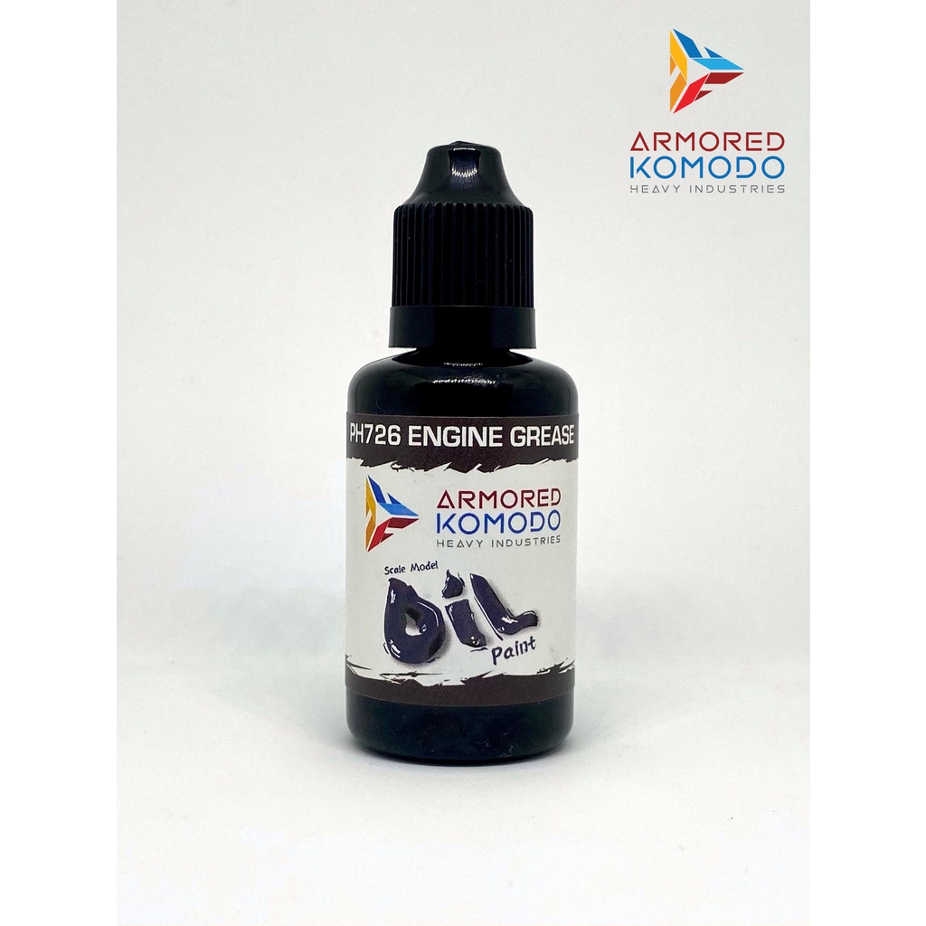 Engine Grease Oil Paint PH726 30ml Armored Komodo Hobby Paint | Shopee ...