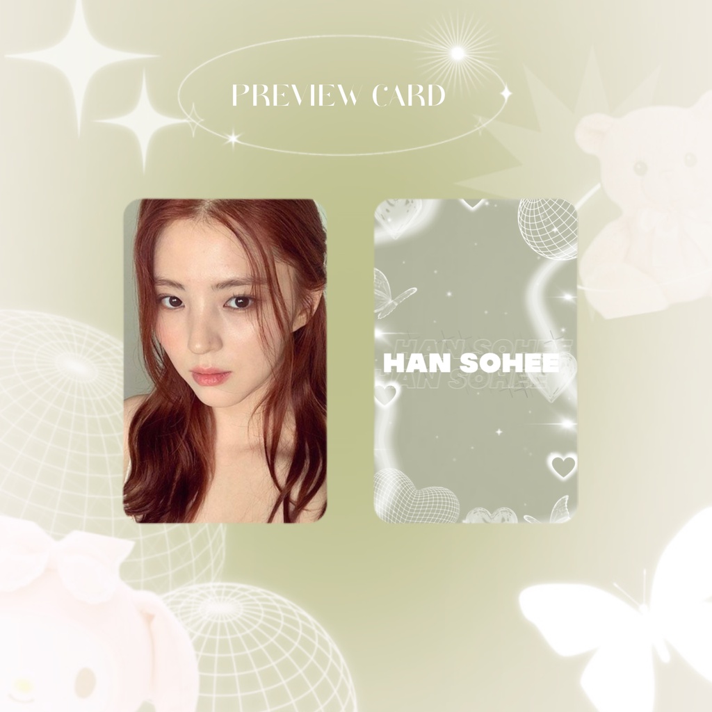 Card with rounded corners han so hee | Shopee Philippines