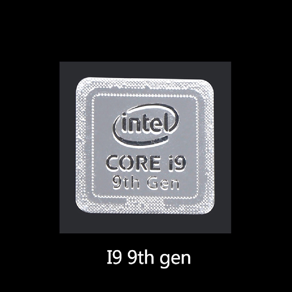 Easyturn 10th Generation Intel Core i9 i7 i5 i3 CPU Metal Sticker ...