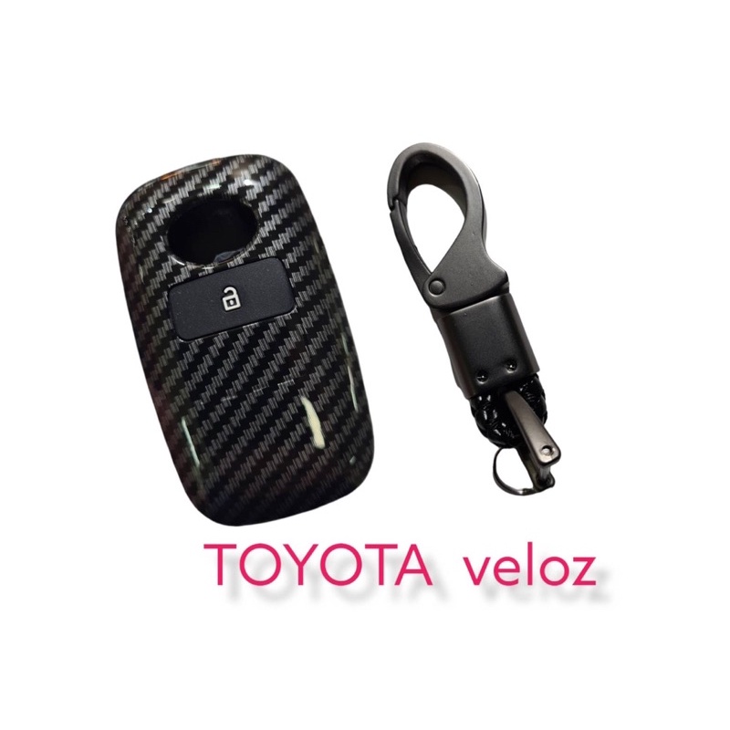 Shiny Genuine Kevlar Frame For Toyota Veloz Car Remote Key ** Express ...