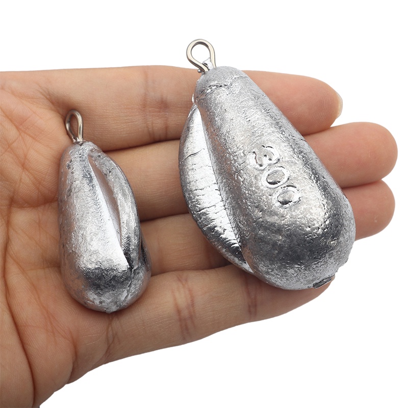 Rompin Water Drop Fishing Lead Sinkers 60g 100g 120g 150g 200g 250g ...