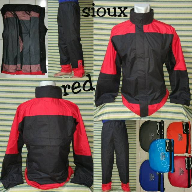 MERAH Official Original Sioux Red Waterproof Shioux Raincoat Jacket ...