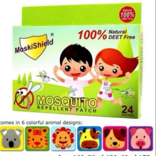 Moskishield Mosquito Repellant stick on Patch (24 patches) dengue ...
