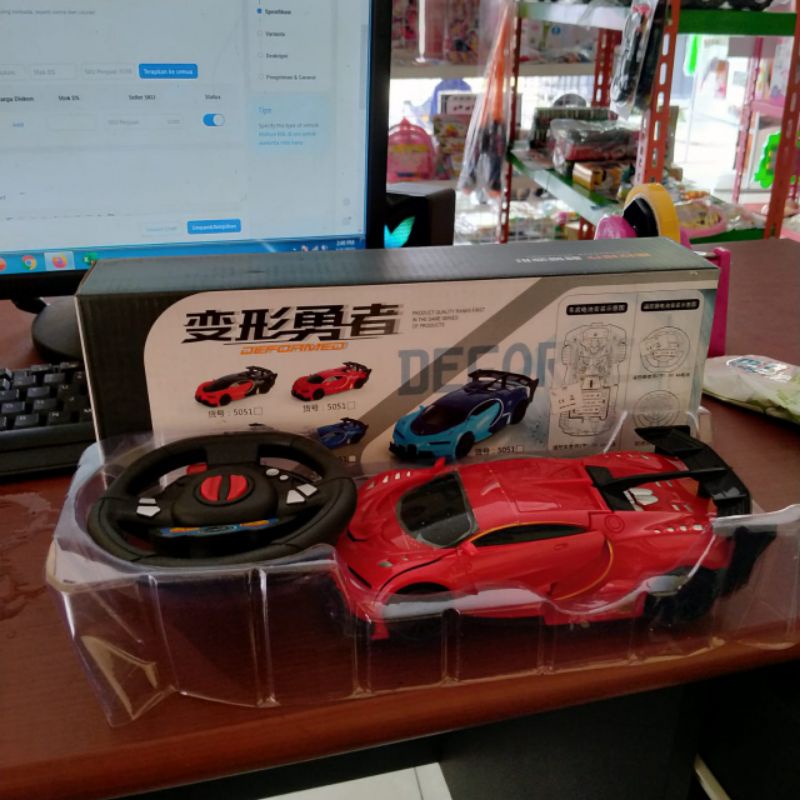 Remote CONTROL Car ROBOT TRANSFORMER LAMBORGHINI | Shopee Philippines