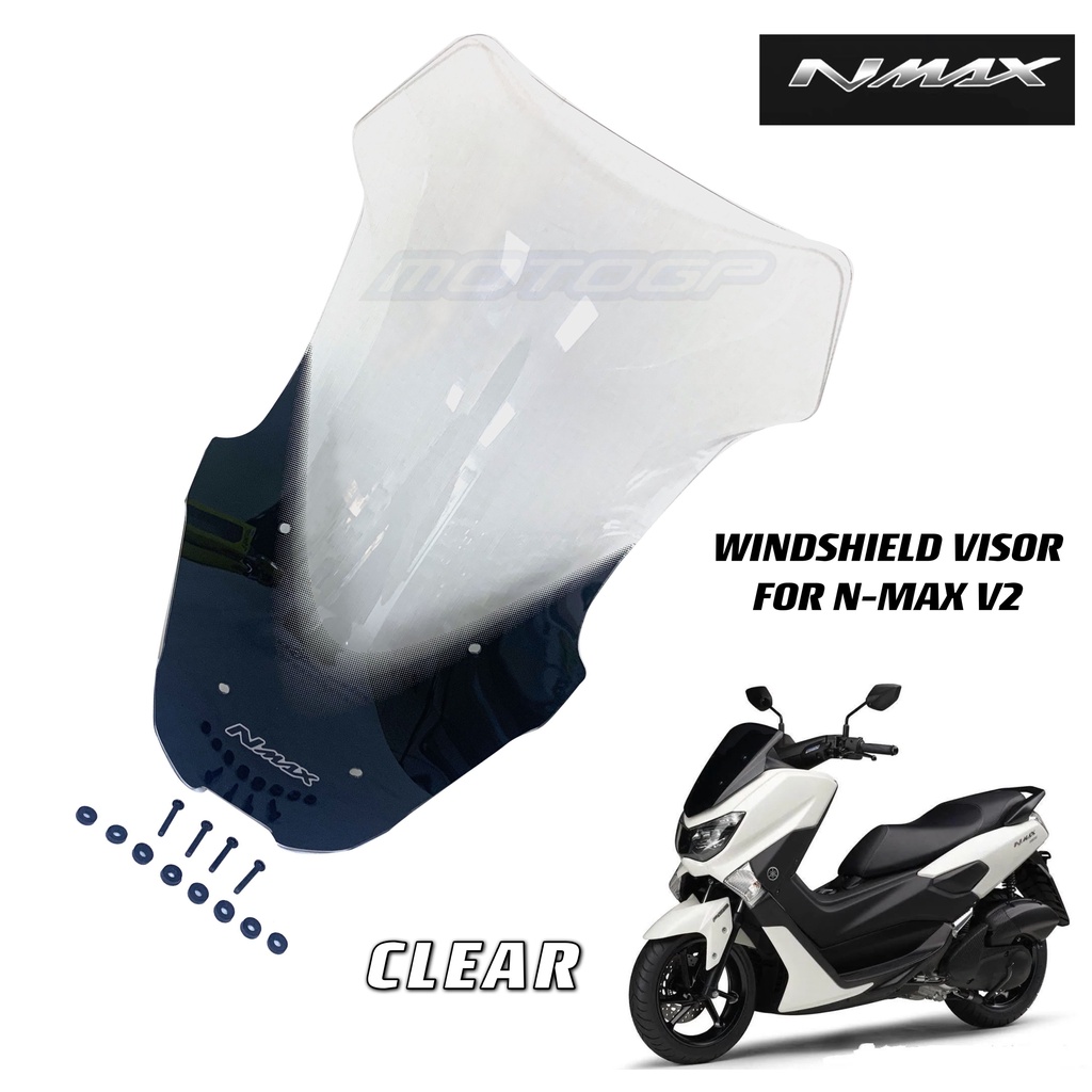 1 pc Yamaha Nmax v2 2020 2021 Windshield Visor Aerodynamic Design With ...