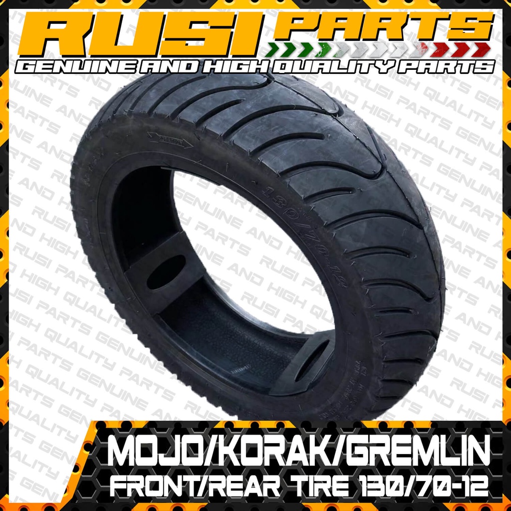 Mojo/Korak/Gremlin/Rango 130/70-12 Tires for Rusi Motorcycle | Shopee ...