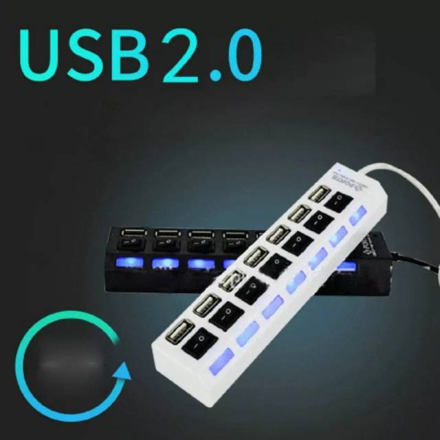 USB 2.0 HUB 7 Port High Speed Switch | Shopee Philippines
