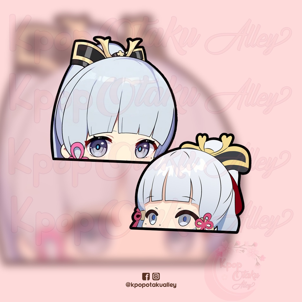 Ayaka - Genshin Impact Peeker Sticker ver A | Kpop Otaku Alley Stickers ...