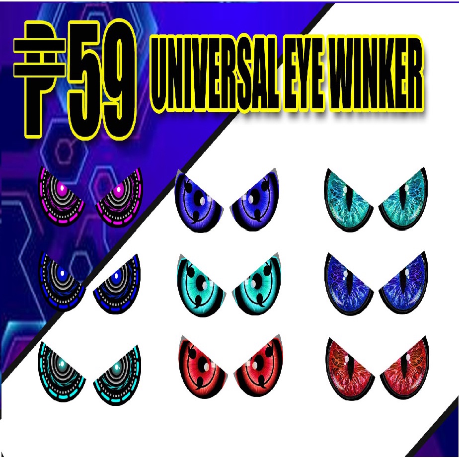 HONDA CLICK EYE HEADLIGHT STICKER / HONDA CLICK ACCESSORIES ...