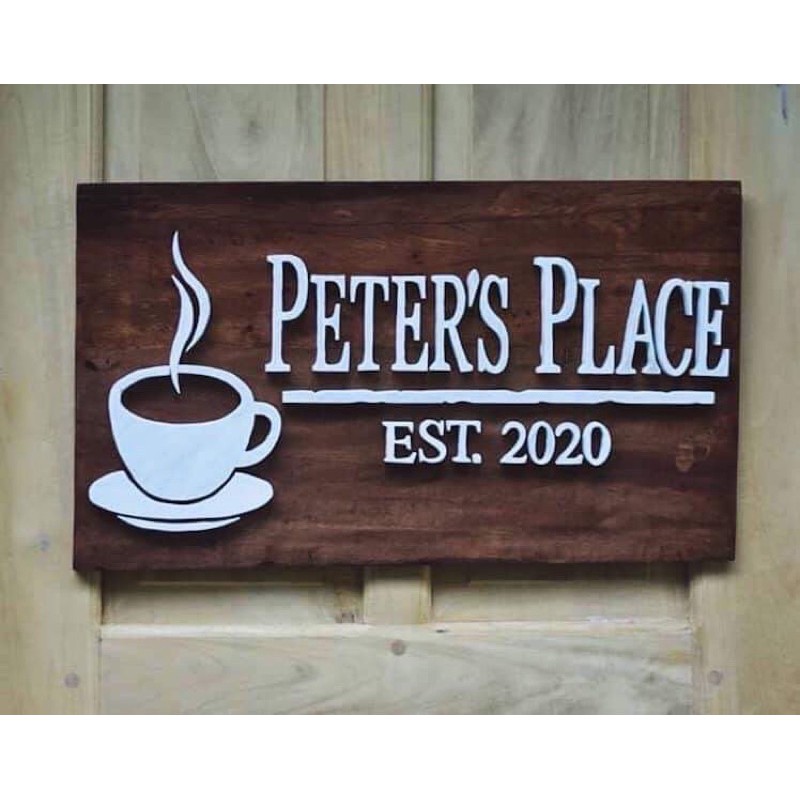 handcrafted wooden home wall decor sign board | Shopee Philippines