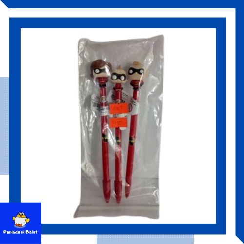 Funko Incredibles 2 Pen Toppers Jack Pen NEW Ink Writing Set Of 3 ...