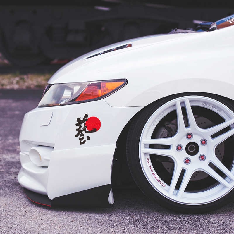 CFS18b J's Racing Japan Car Kereta Tulisan Jepun Kanji js racing sun ...