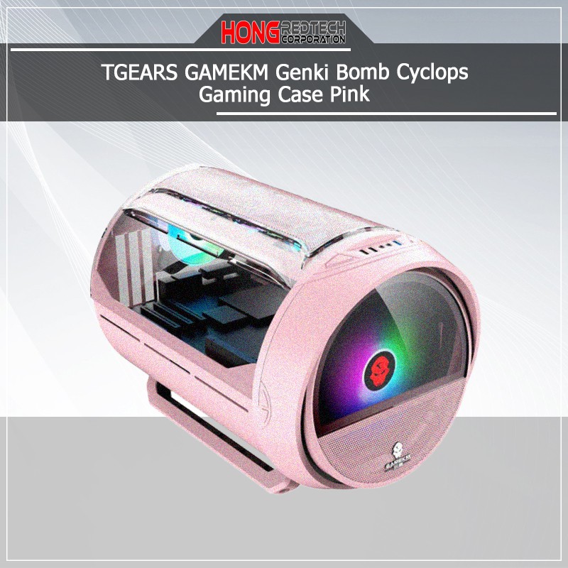 TGEARS GAMEKM Genki Bomb Cyclops Desktop Gaming Computer Case MATX MINI ...