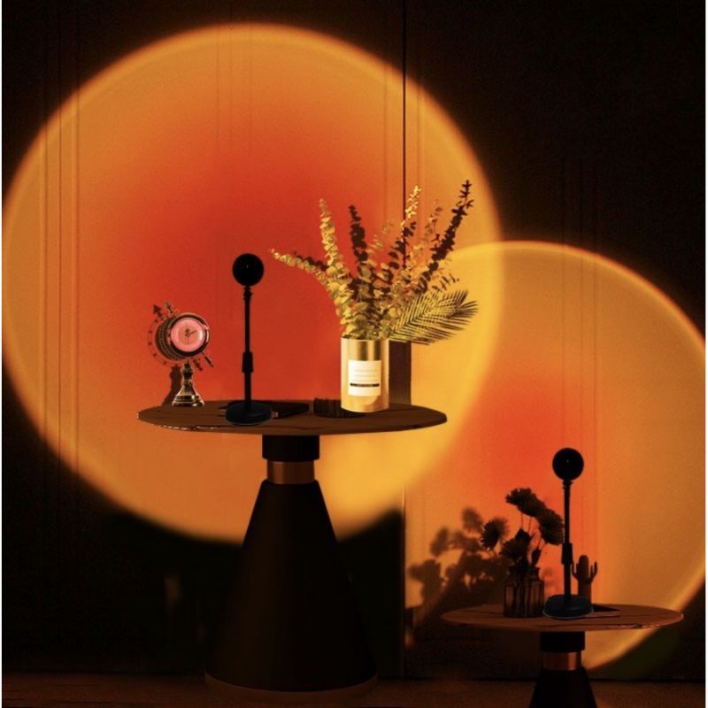 Sunset Lamp Light Projection Sunset Rainbow Light | Shopee Philippines