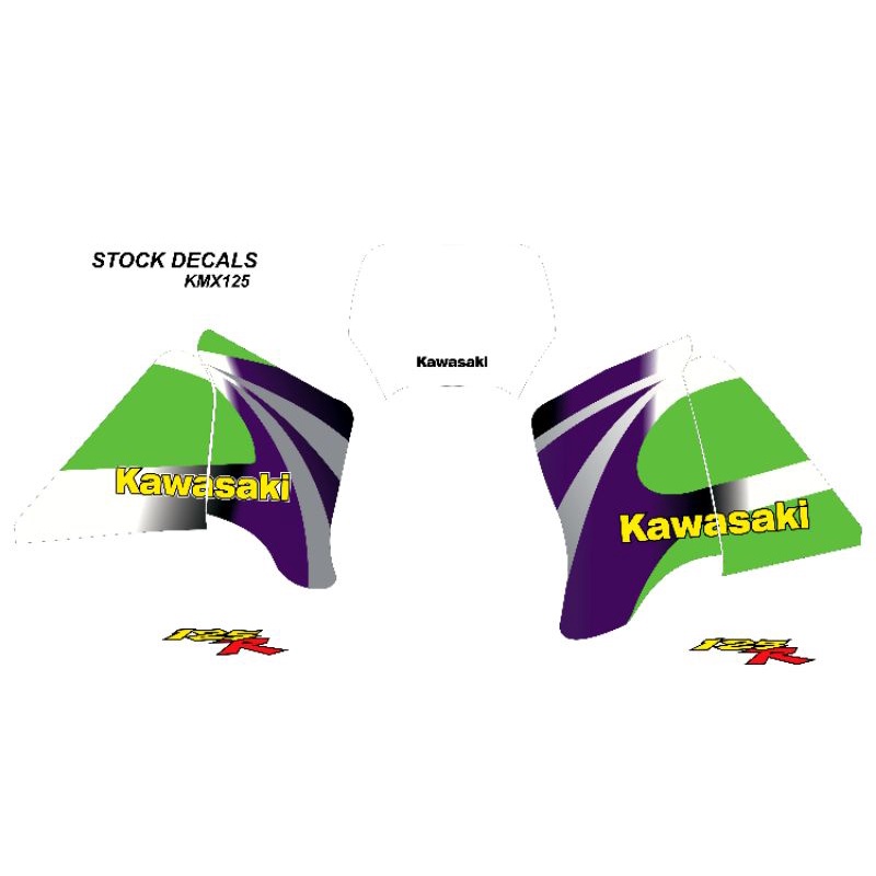 kmx 125 stock decals | Shopee Philippines