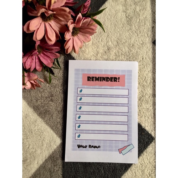 Personalized Pad (To do list,Reminder,Checklist&Note) | Shopee Philippines