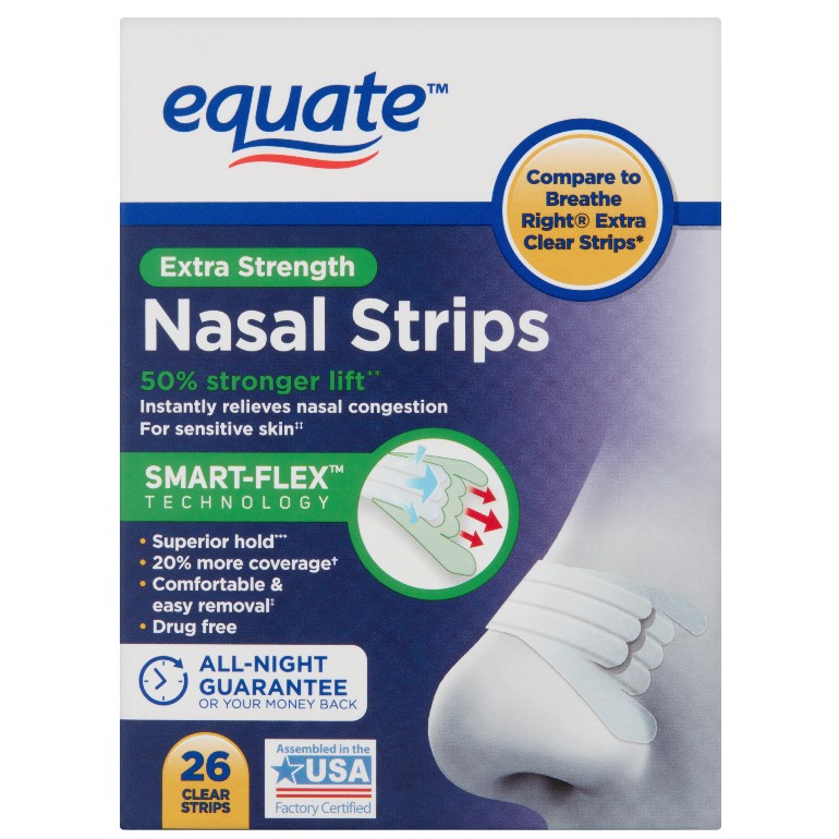 Equate Extra Strength Nasal Strips (26 Strips) | Shopee Philippines