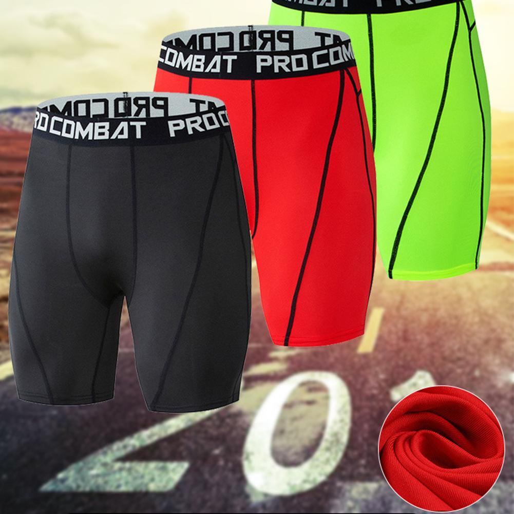 Tight Sports Shorts Men's Elastic Quick-drying Breathable Basketball ...